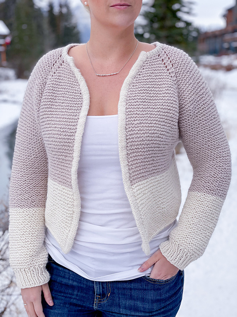 Ravelry: Double Dipped Cardi pattern by Knitatude / Chantal Miyagishima