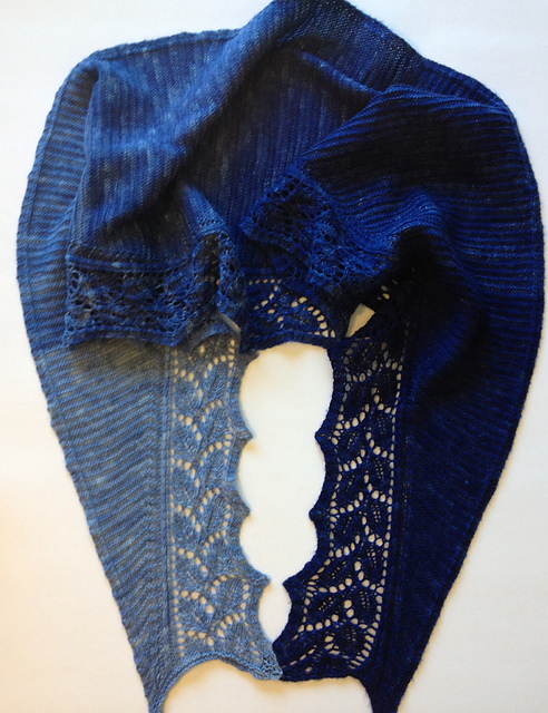 Ravelry: Garden's Blue Flower pattern by Knit-by-Bit Designs