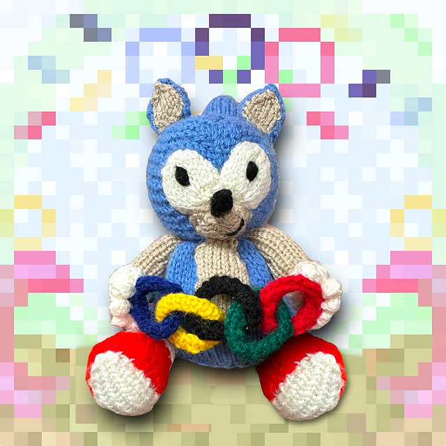 Ravelry: Olympic Sonic the Hedgehog choc cover / toy pattern by Rebecca ...