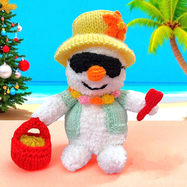 Ravelry: Christmas Summer Snowman choc cover / toy pattern by Rebecca ...