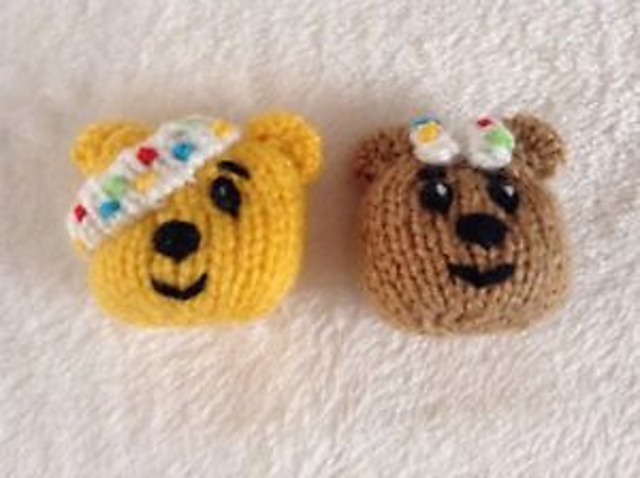 Ravelry: Children in Need Pudsey badges pattern by Rebecca Roberts