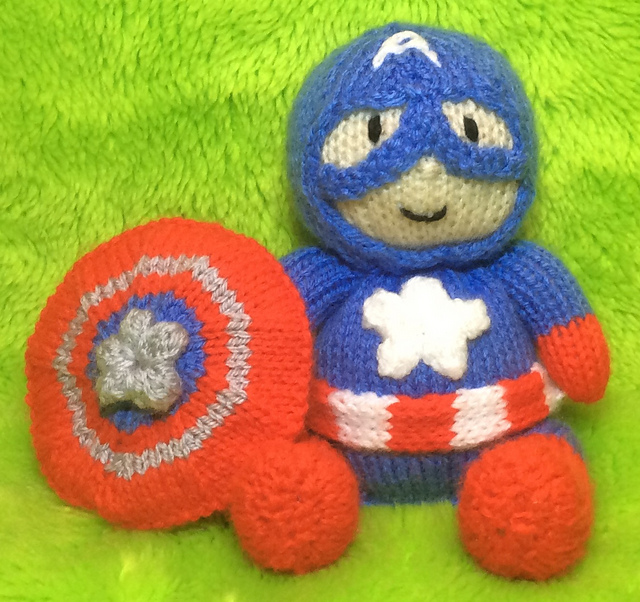 Ravelry: Captain America pattern by Rebecca Roberts