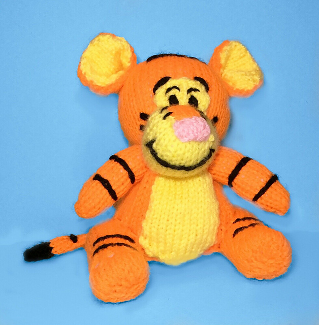 Ravelry: Tigger (Winnie the Pooh) orange cover / toy pattern by Rebecca ...