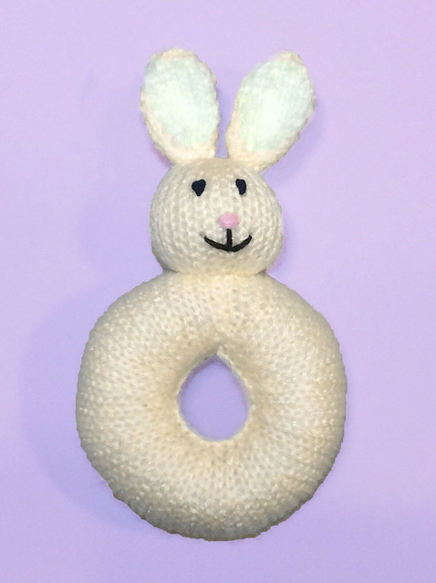 Ravelry: Rabbit Baby Rattle pattern by Rebecca Roberts