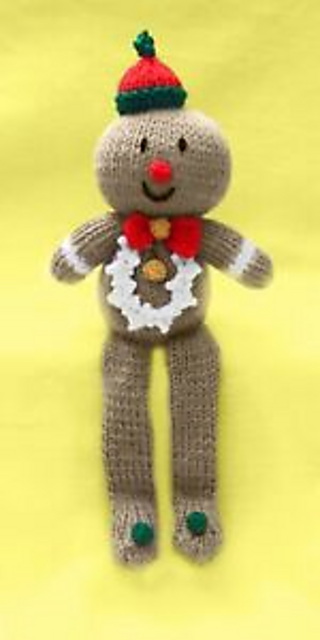 Ravelry: Gingerbread Man Shelf Sitter pattern by Rebecca Roberts