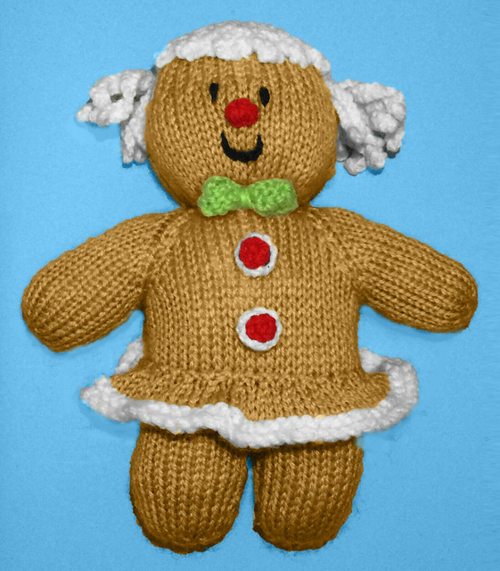 Ravelry: Christmas Gingerbread Lady Girl Soft Toy Doll pattern by ...