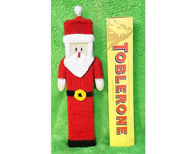 Ravelry: Father Christmas Santa inspired Toblerone Cover pattern by ...