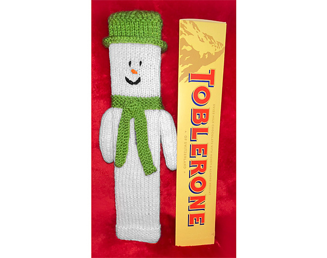Ravelry: Christmas The Snowman inspired Toblerone Cover pattern by ...