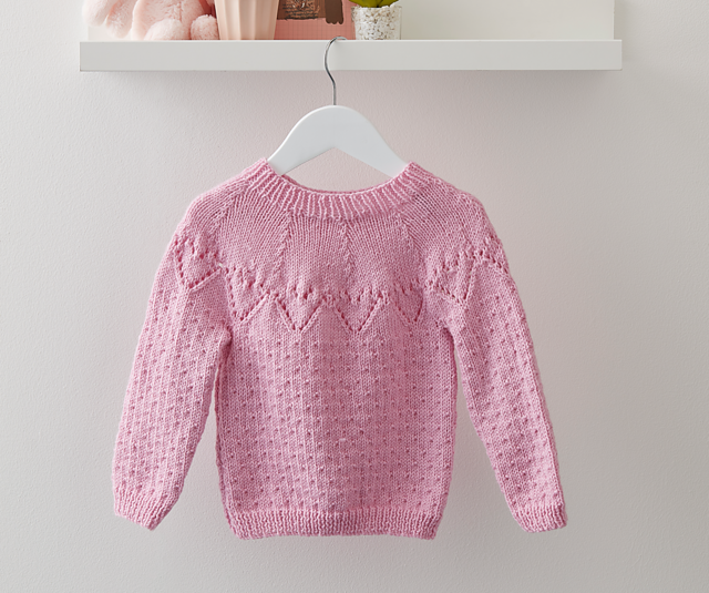 Ravelry: Knitcraft Heart Jumper pattern by Knitcraft by Hobbycraft