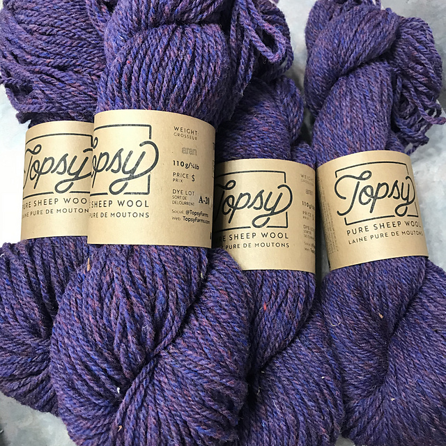 Ravelry: Topsy Farms Pure Sheep Aran Wool 3 ply