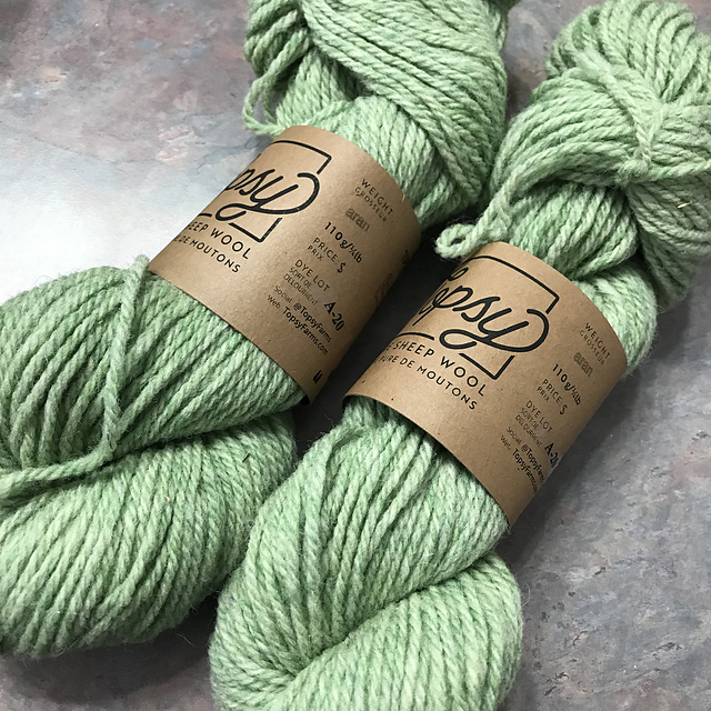 Ravelry: Topsy Farms Pure Sheep Aran Wool 3 ply
