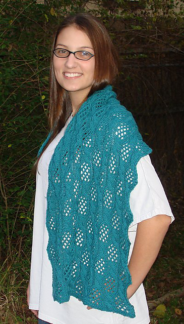 Ravelry: Lattice and Cables Prayer Shawl pattern by Ray Whiting