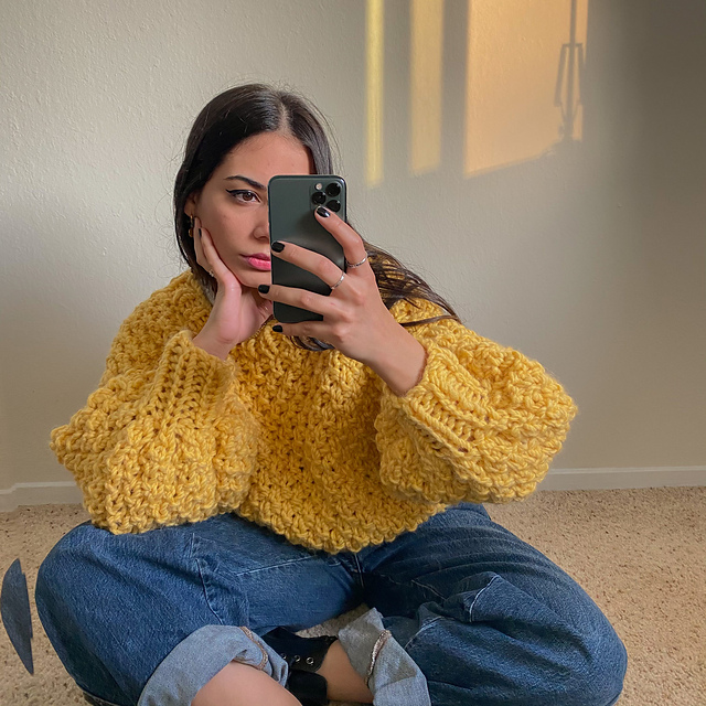 Ravelry: Musgo Sweater pattern by Karina Fernandez