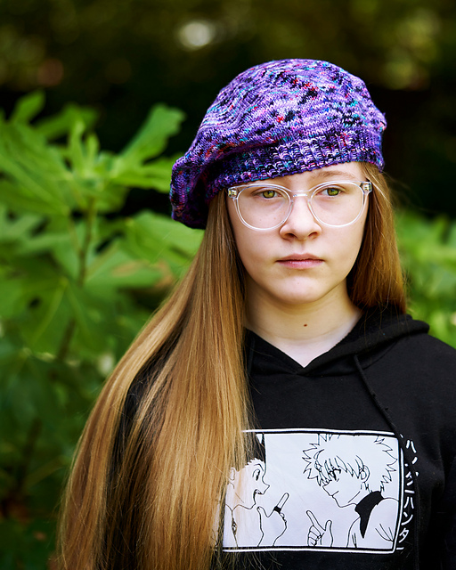 Ravelry: Rebel Girl Beret pattern by Jamie Hoffman