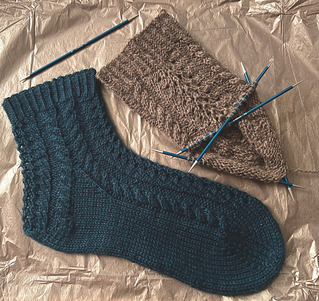 Ravelry: Lacy DK Socks pattern by Beatrice Olsson