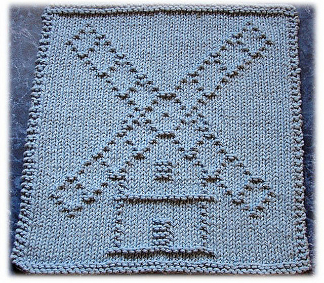 Ravelry: Dutchie's Windmill Dishcloth pattern by Rachel van Schie