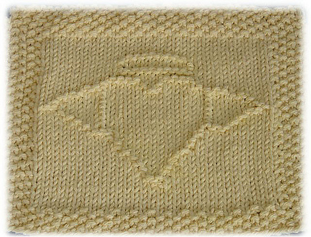Ravelry: Angel Heart Dishcloth pattern by Marilyn Wallace