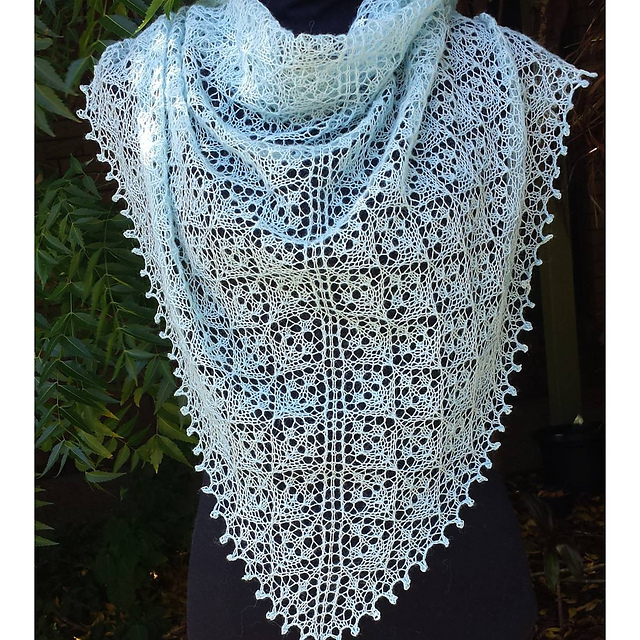Ravelry: KnitsForKidsAu's Āio Shawl