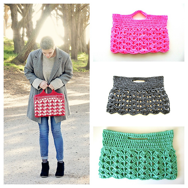 Ravelry: Lacey Laptop Bag pattern by Lorna Watt