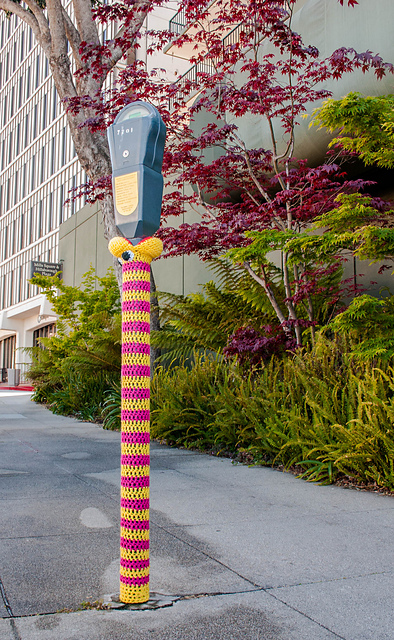 Ravelry: KnitsForLife's Worm Meter Eater Yarn Bomb