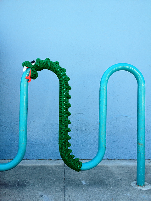 Ravelry: Crochet Snake Yarnbomb pattern by Lorna Watt
