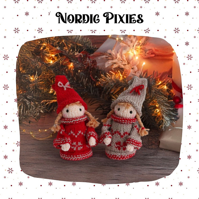 Ravelry: Nordic Pixies pattern by Sachiyo Ishii