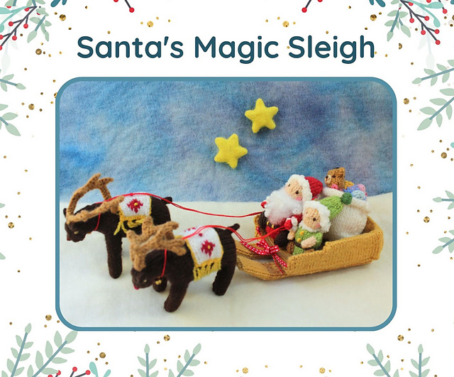 Ravelry: Santa's Magic Sleigh pattern by Sachiyo Ishii