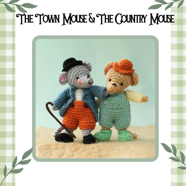 Ravelry: The Town Mouse & Country Mouse pattern by Sachiyo Ishii