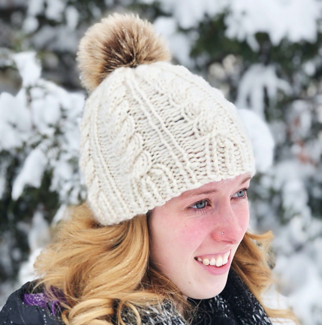 Ravelry: Mini Cable Beanie pattern by Tara Conover
