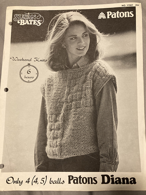 Ravelry: Easy Block Vest pattern by Patons