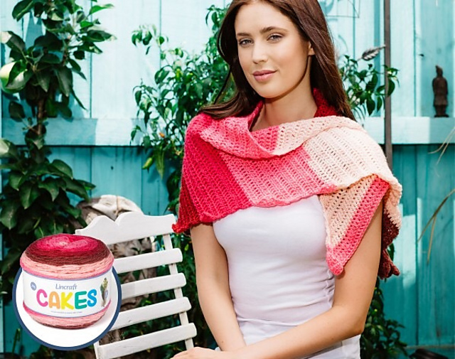 Ravelry: Shawl A408 pattern by Lincraft