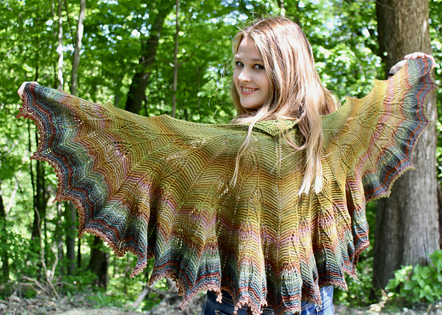 Ravelry: Family Tree Shawl pattern by Michelle Lane
