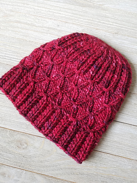 Ravelry: Wraps and Ridges Beanie pattern by Amy Kenagy