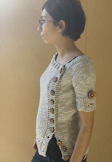 Ravelry: KnittingEla's Summery Buttery Buttony Sweater-y