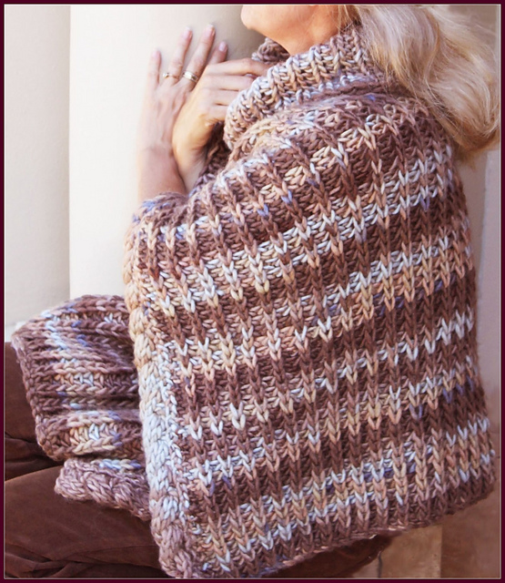 Ravelry: #1404 Bronco Poncho pattern by Tracy Schmittgen The Knitting ...