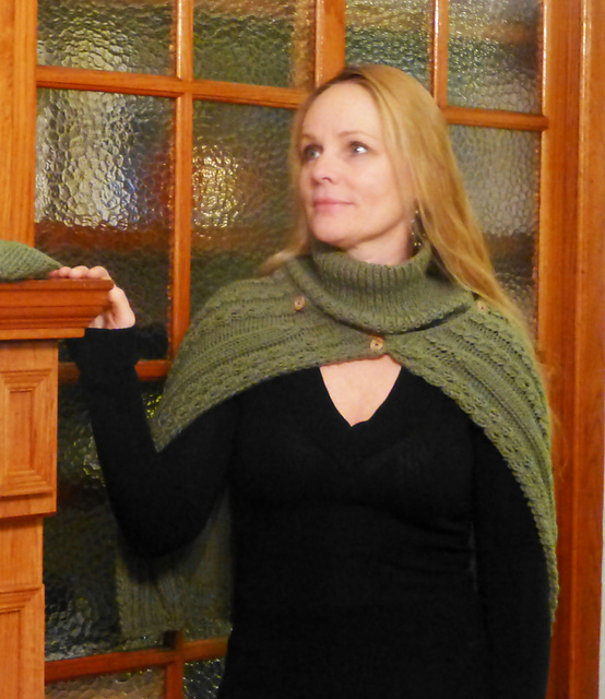 Ravelry: Last Night Dream Cape pattern by Theknitting twins