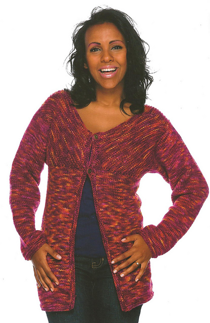 Ravelry: Diagonal Yoke Jacket pattern by Doreen L. Marquart