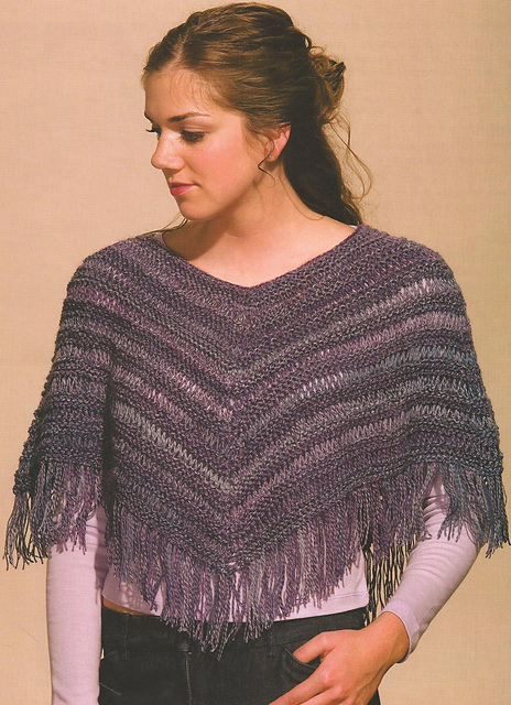 Ravelry: Garter 'n' Lace Capelet pattern by Doreen L. Marquart