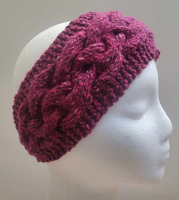 Ravelry: Braided Buttoned Headband pattern by Doreen L. Marquart