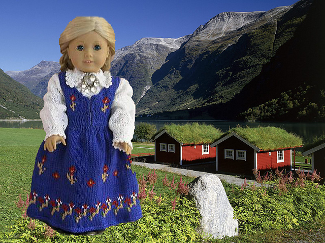 Ravelry: American Girl 18” doll Norwegian Bunad pattern by Ase Bence