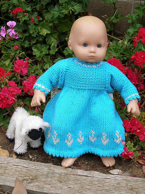 Ravelry: Bitty Baby Party Dress pattern by Ase Bence