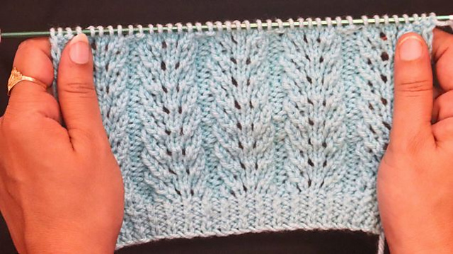 Ravelry: Leaf Lace pattern by Sunayana Negi