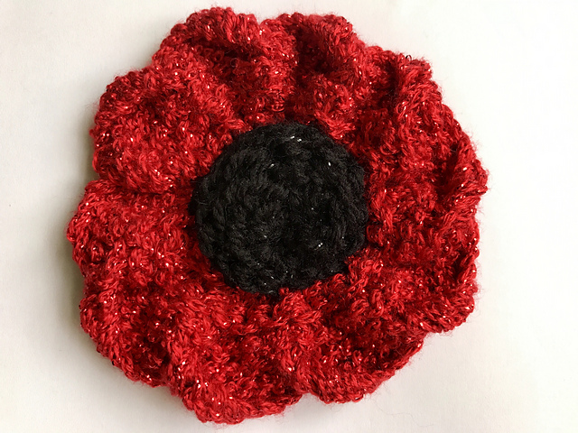 Knitting Pattern Anzac Poppy