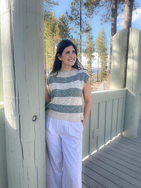 Ravelry: Sand Harbor Tee pattern by Alexandra Frankel