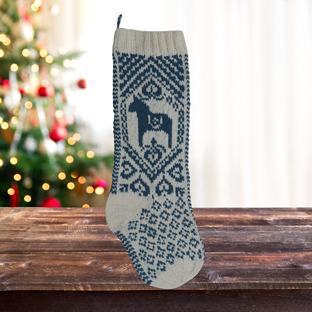 Ravelry: Dala Horse Christmas Stocking pattern by Lisa D. Roberts