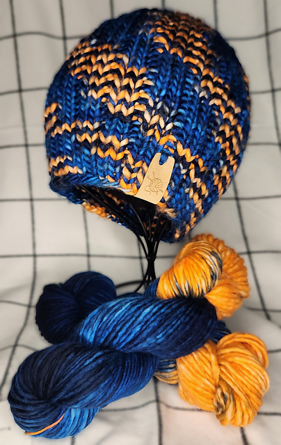 Ravelry: Intergalactic Hat pattern by Knitty Knotty Hand Dyed Yarn