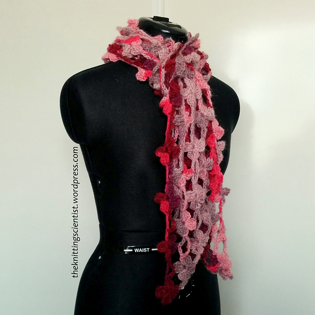 Ravelry: KnittyScientist's Spring Flower Scarf