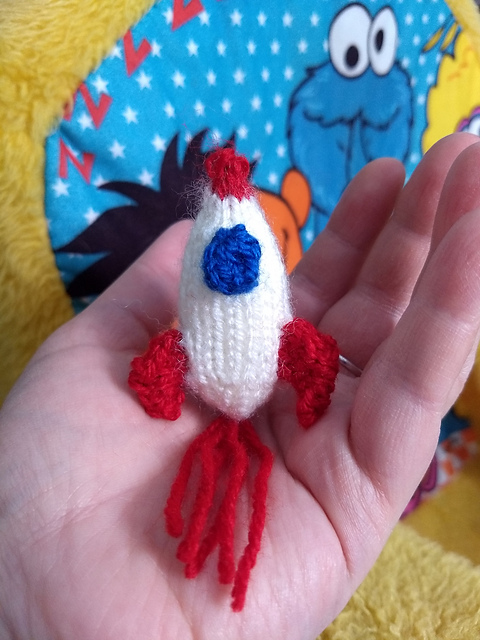 Ravelry: Mini Knitted Rocket Ship pattern by Ilana R. Marks