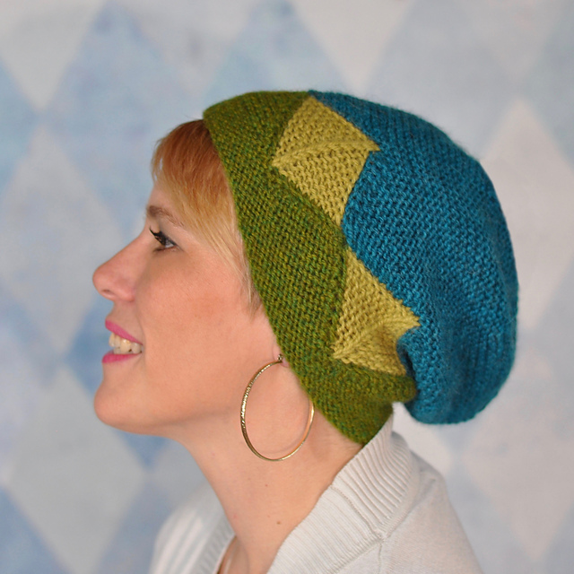 Ravelry: Garter Geometry Hat pattern by Knitwise Design