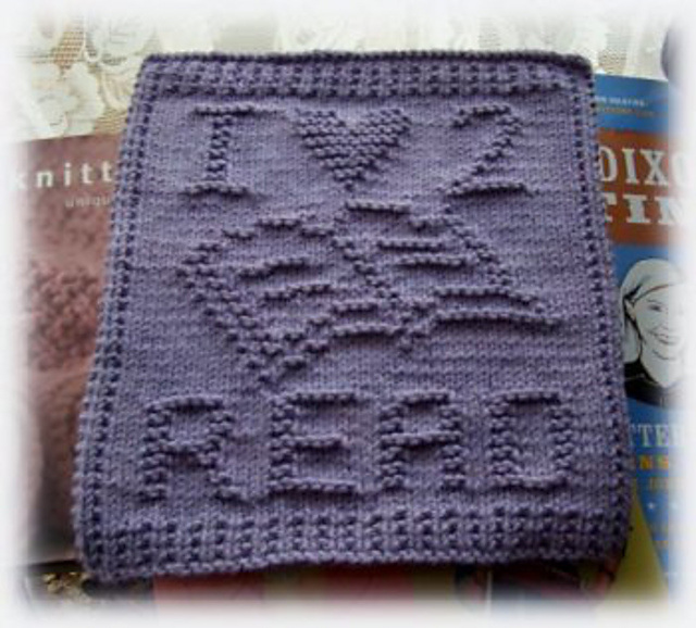 Ravelry I Love To Read Cloth Pattern By Alli Barrett